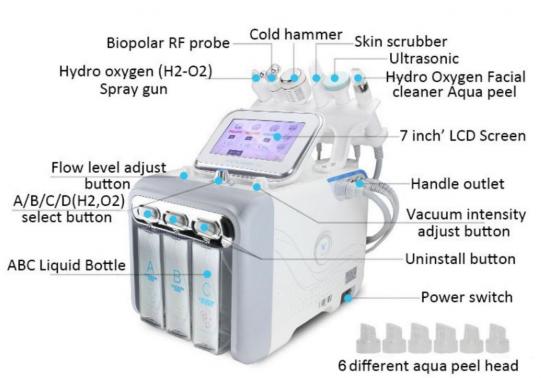 6 IN 1 H2O2 Hydrafacial Machine - Osano