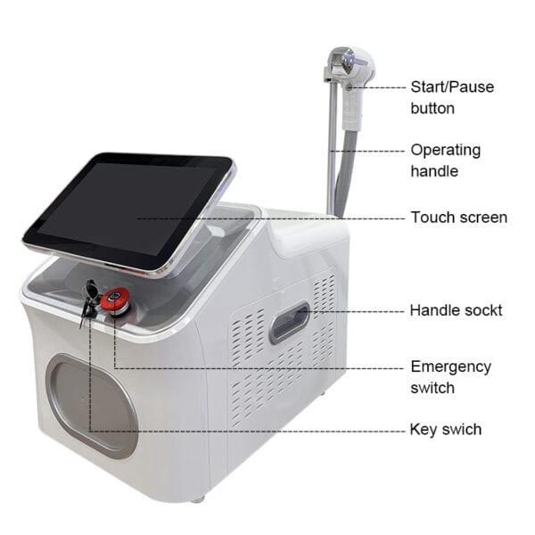 808nm Ice Diode Laser Hair Removal Machine for Sale